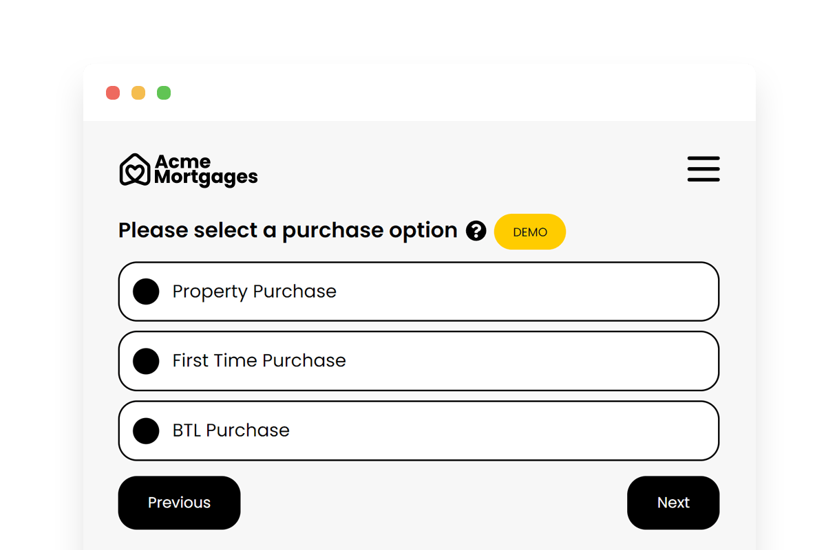 Quoting System Widget | MortgageQuote